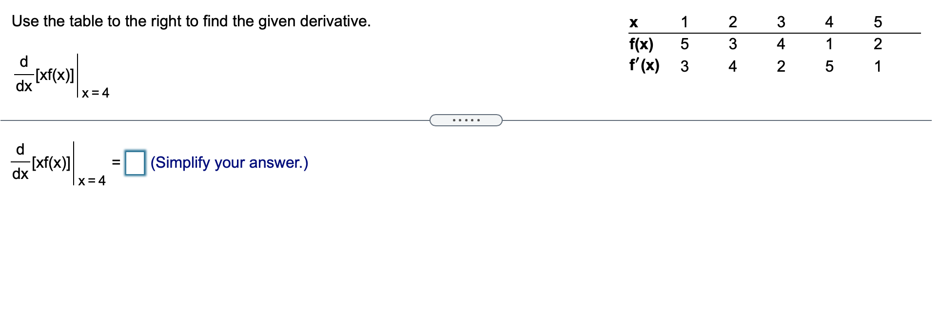Solved Use the table to the right to find the given | Chegg.com