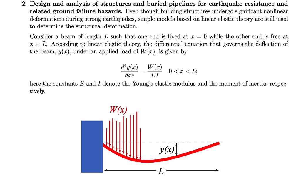 Solved 2. Design and analysis of structures and buried | Chegg.com