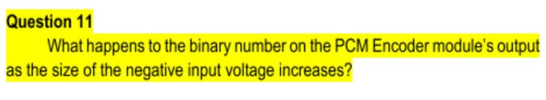 Solved Question 11 What happens to the binary number on the | Chegg.com