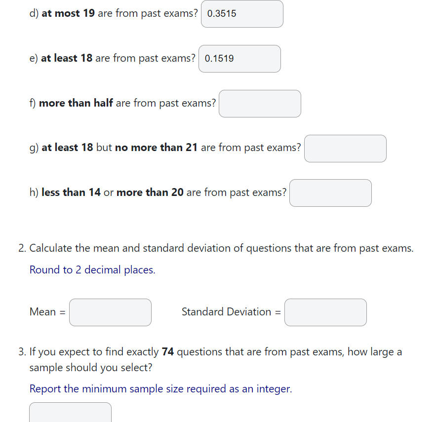 Solved Suppose 90% ﻿of questions on a major exam are from | Chegg.com