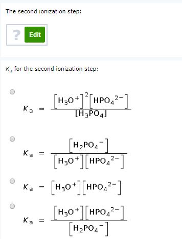Solved Practice Exercise 16.40 Write the three ionization | Chegg.com