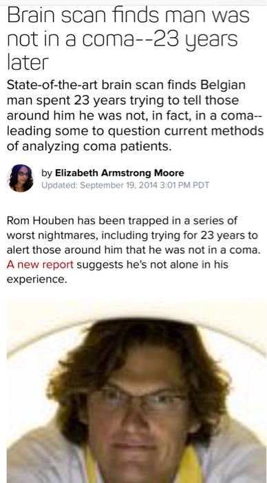 Solved Read the story of Ron Houben, who was seemingly | Chegg.com