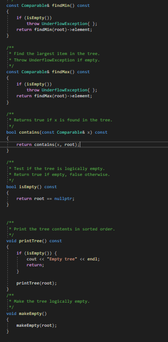 Solved Assignment: // Run the supplied code in your visual | Chegg.com