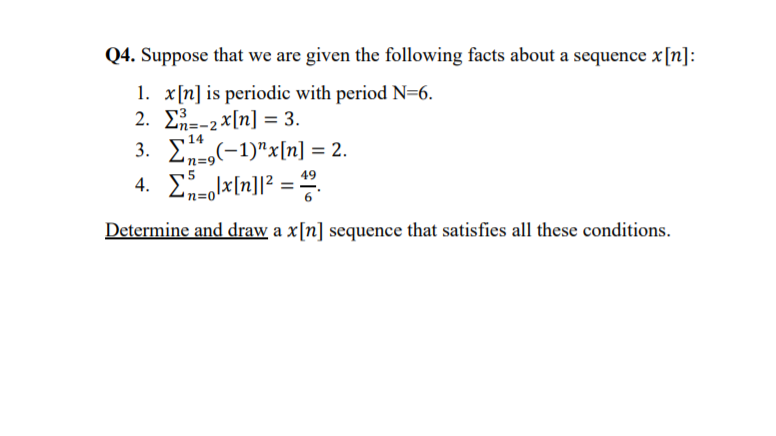 Solved Q4. Suppose that we are given the following facts | Chegg.com
