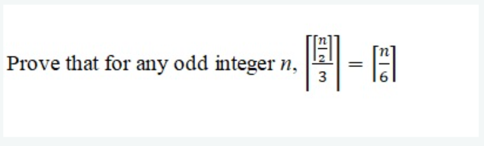 Solved Prove that for any odd integer n, W3 = | Chegg.com