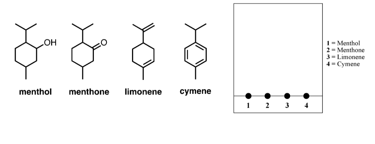 Solved I need help with lab organic chemistry Using TLC for | Chegg.com
