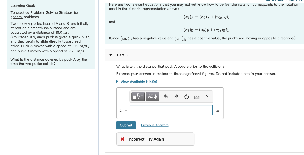 Solved Review Constants Learning Goal: Model To practice | Chegg.com