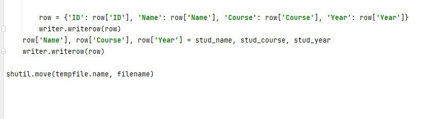 import shutil import csv In this code, we will learn | Chegg.com