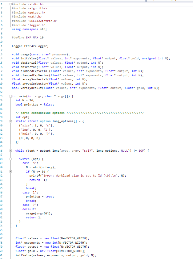 Solved Program 2 Vectorizing Code Using Simd Instrinsics 7476