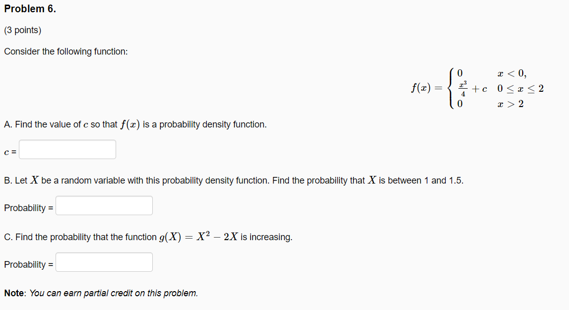 Solved Problem 6 3 Points Consider The Following 0096