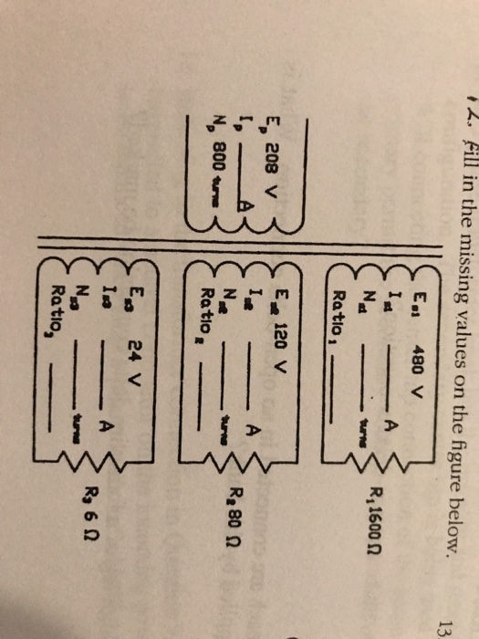 Solved Fill in the missing values on the figure below. | Chegg.com