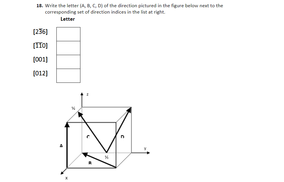 Solved 10. Use the close-packed direction in a BCC unit cell | Chegg.com
