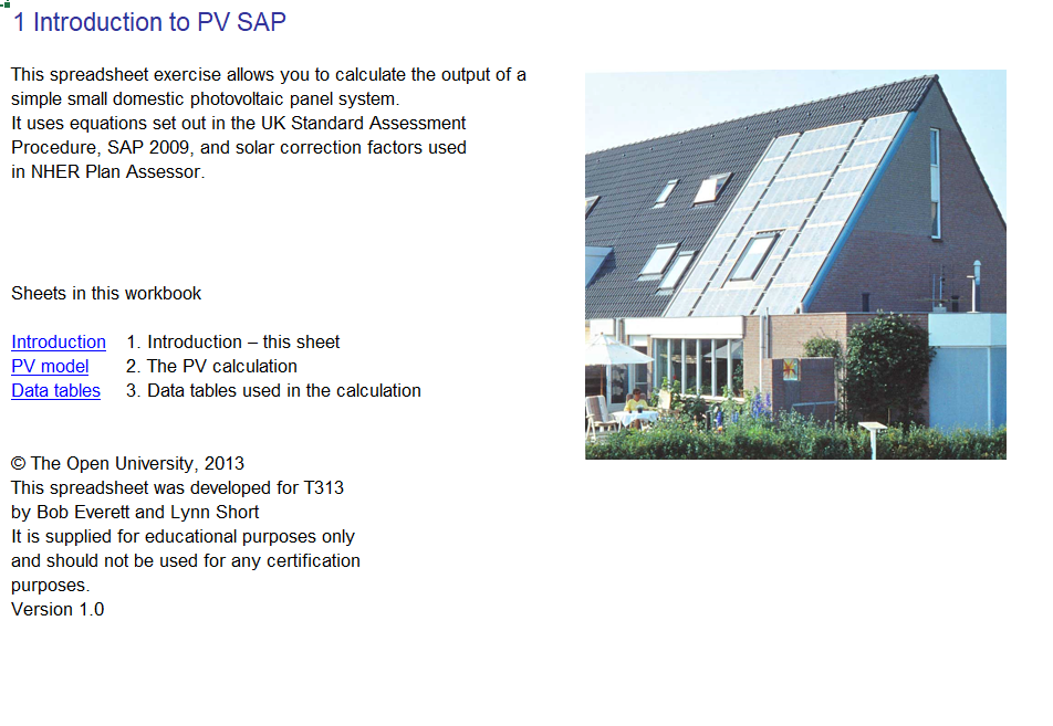 Use the PV SAP spreadsheet to compare the output of a | Chegg.com