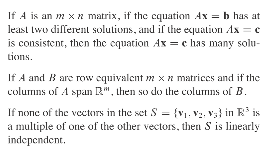 Solved If A is an m x n matrix, if the equation Ax = b has | Chegg.com