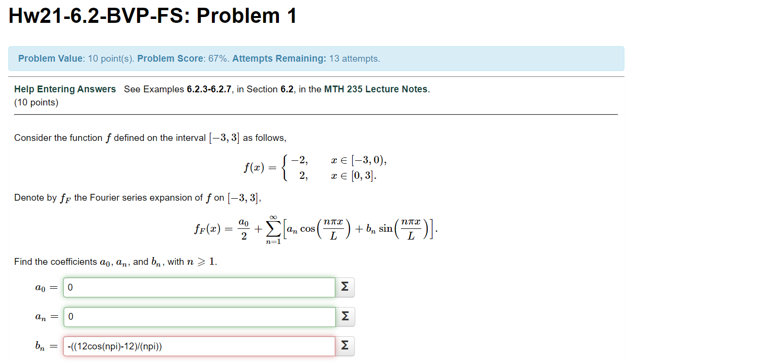 Solved Hw21-6.2-BVP-FS: Problem 1 Problem Value: 10 | Chegg.com