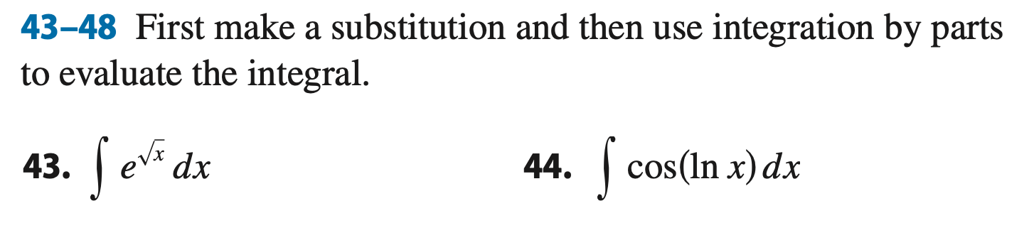 Solved 39. S*** sin x In(cos x) dx S. ( 40. So Ar r3 dr 74 + | Chegg.com