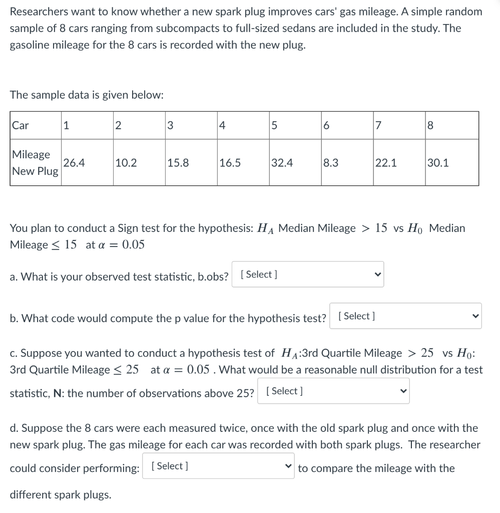 Solved A Options: 4 5 6 7 B Options: 2*sum(dbinom(b.obs, | Chegg.com