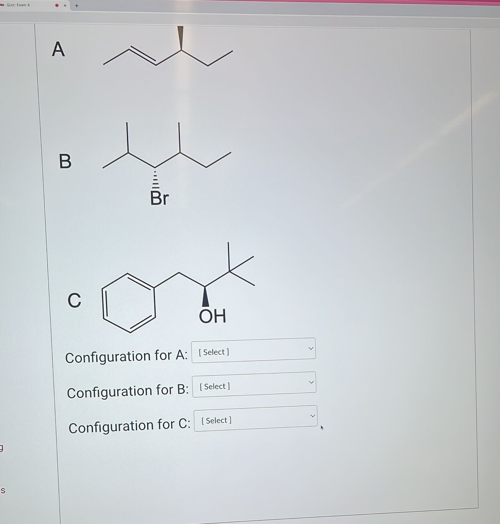 B C Configuration For A Configuration For B 6083