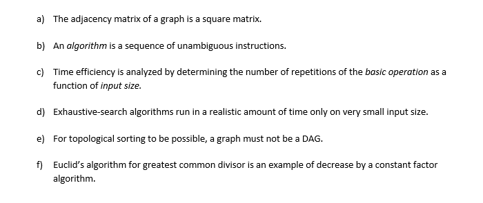 Solved a) The adjacency matrix of a graph is a square | Chegg.com