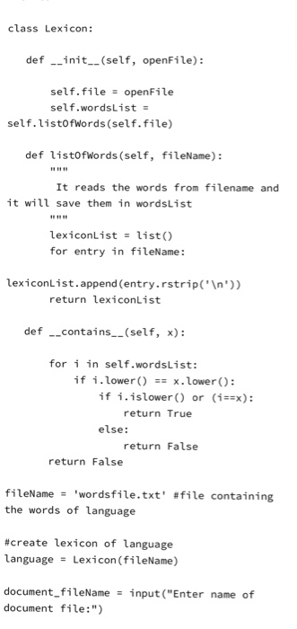 plz answer in python and complete exercise 8.23 which | Chegg.com