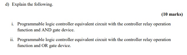 Solved Explain the following. (10 marks) i. Programmable | Chegg.com
