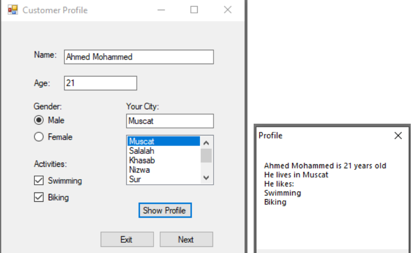 Solved Start a new project using VB as follows: Form1 | Chegg.com