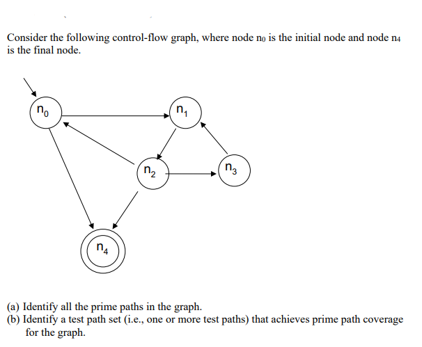 Solved Consider the following control-flow graph, where node | Chegg.com