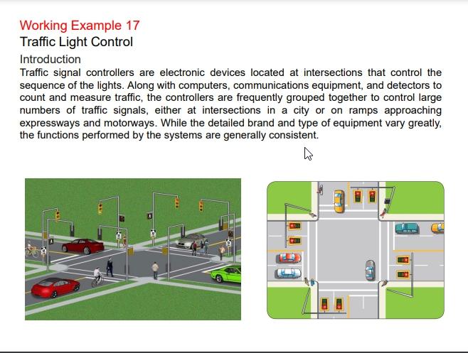 Working Example 17 Traffic Light Control Introduction | Chegg.com