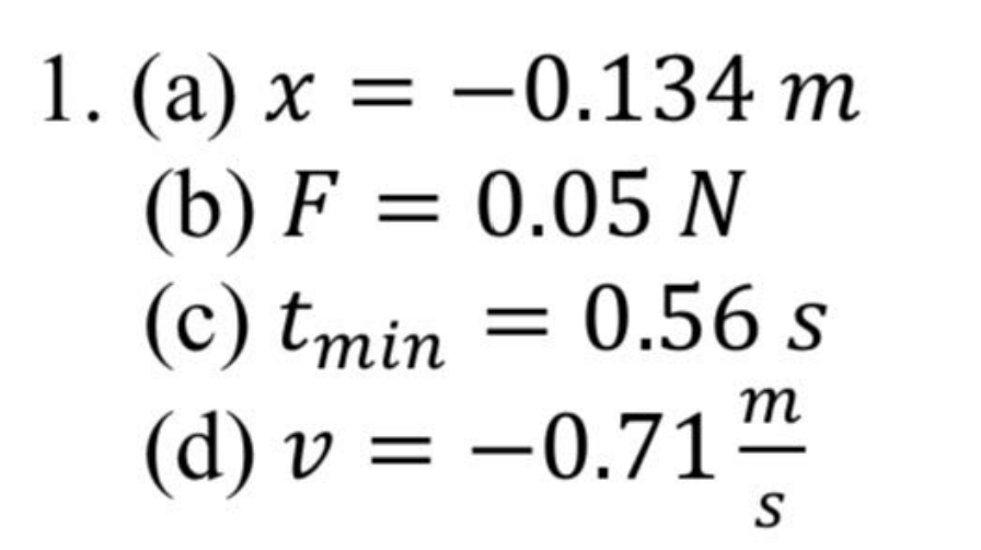 Solved 1. A bolt of mass 2.08×10−2 kg moves with simple | Chegg.com