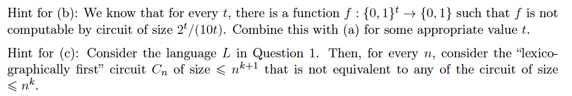 Solved (a) (3 points) Show that every function | Chegg.com