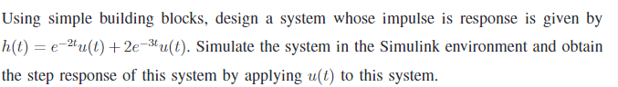 Solved Using simple building blocks, design a system whose | Chegg.com