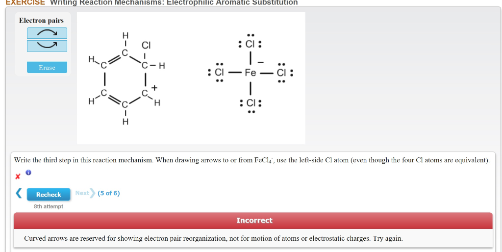 Solved EXERCISE Writing Reaction Mechanisms: Electrophilic | Chegg.com