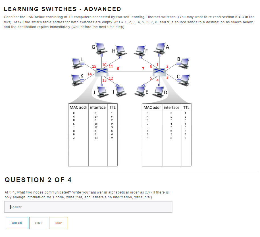 Solved Consider the LAN below consisting of 10 computers | Chegg.com