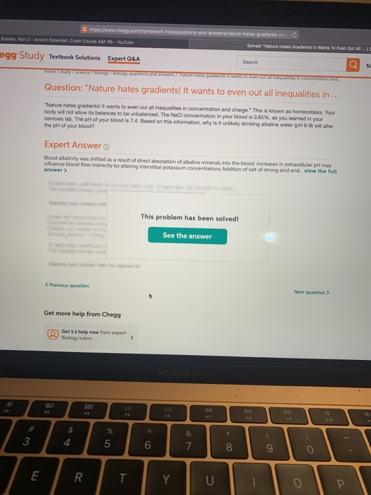 Solved System, Part 2-Actiont Potentiall: Crash Course A&p | Chegg.com