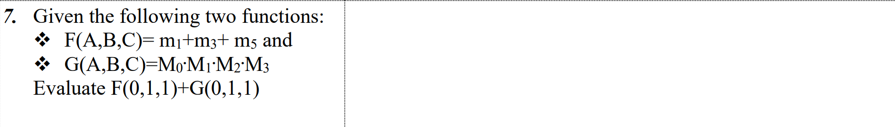 Solved Given the following two functions: * | Chegg.com