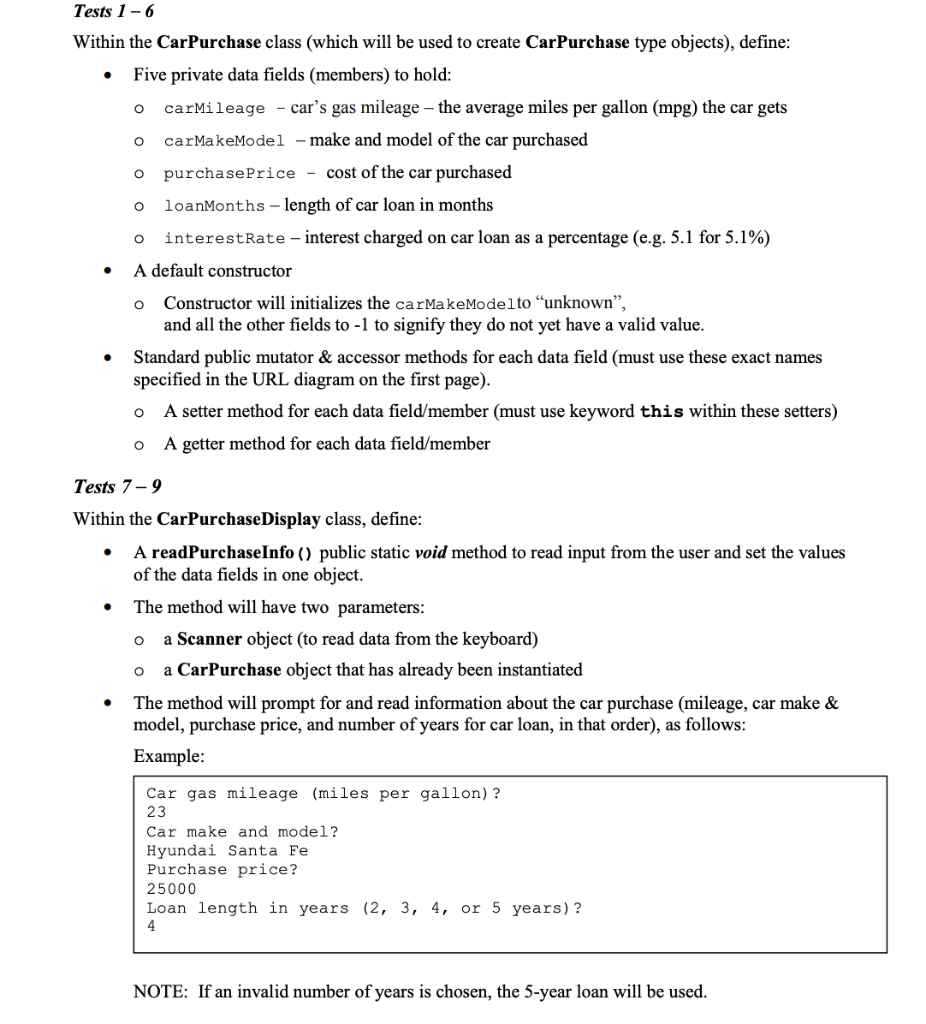 Hello, this java assignment is in 2 parts so I'm just | Chegg.com