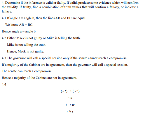 Solved Determine if the inference is valid or faulty. If | Chegg.com