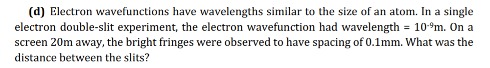 Solved 1. In this question, we will revisit the diffraction | Chegg.com