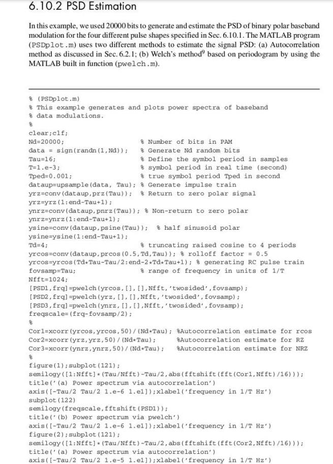 6.10-4 Design an 8-level PAM for binary data | Chegg.com
