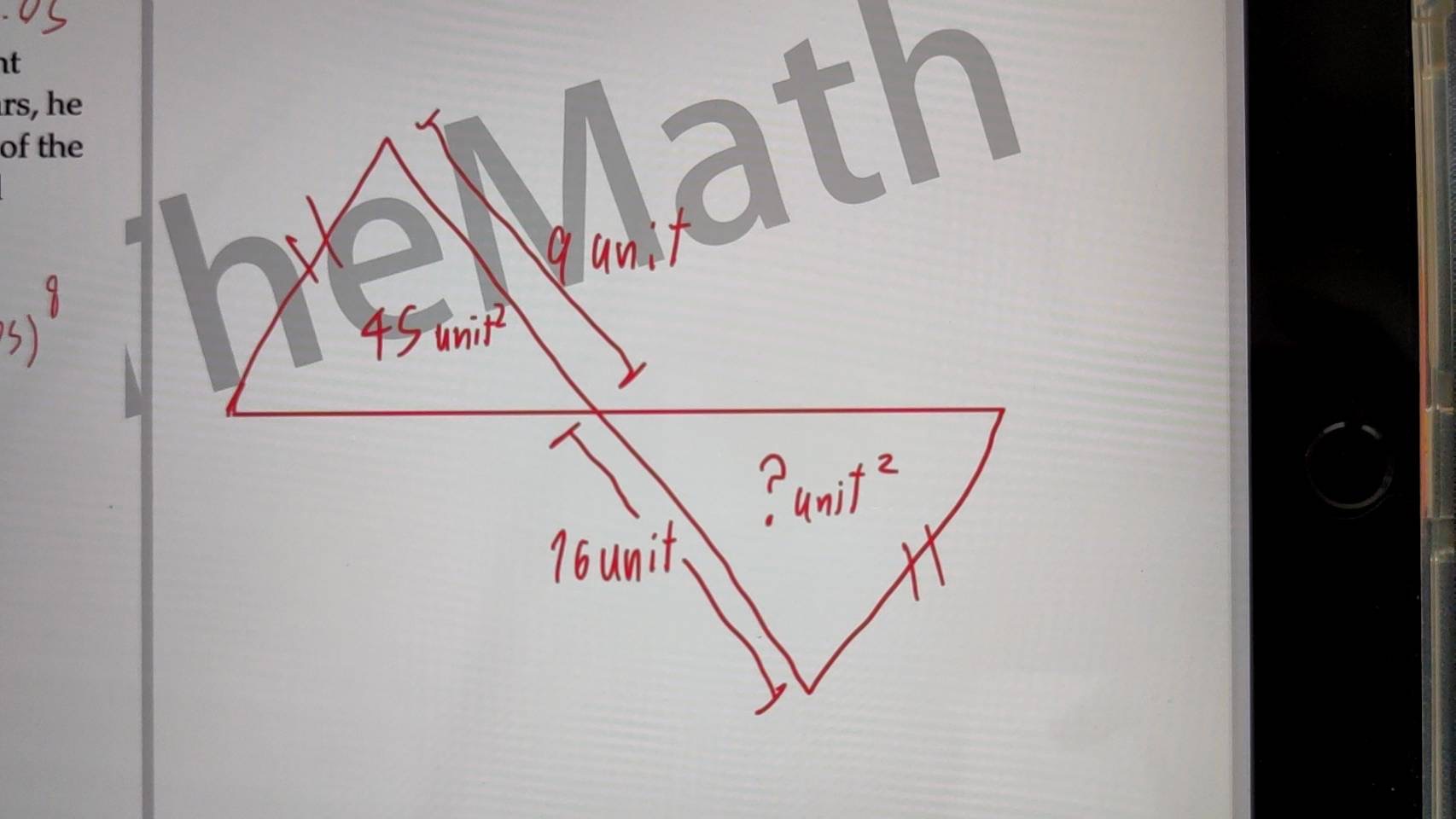 Solved Image not to scale. I remembered this from the test. | Chegg.com