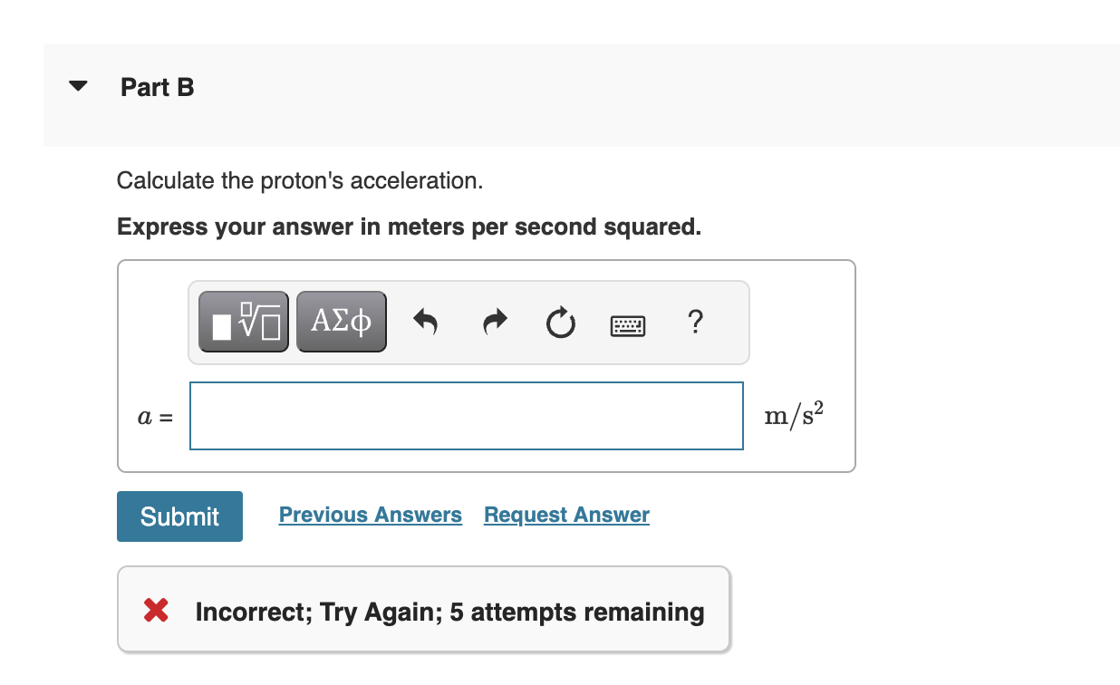 Solved A proton is placed in a uniform electric field of | Chegg.com