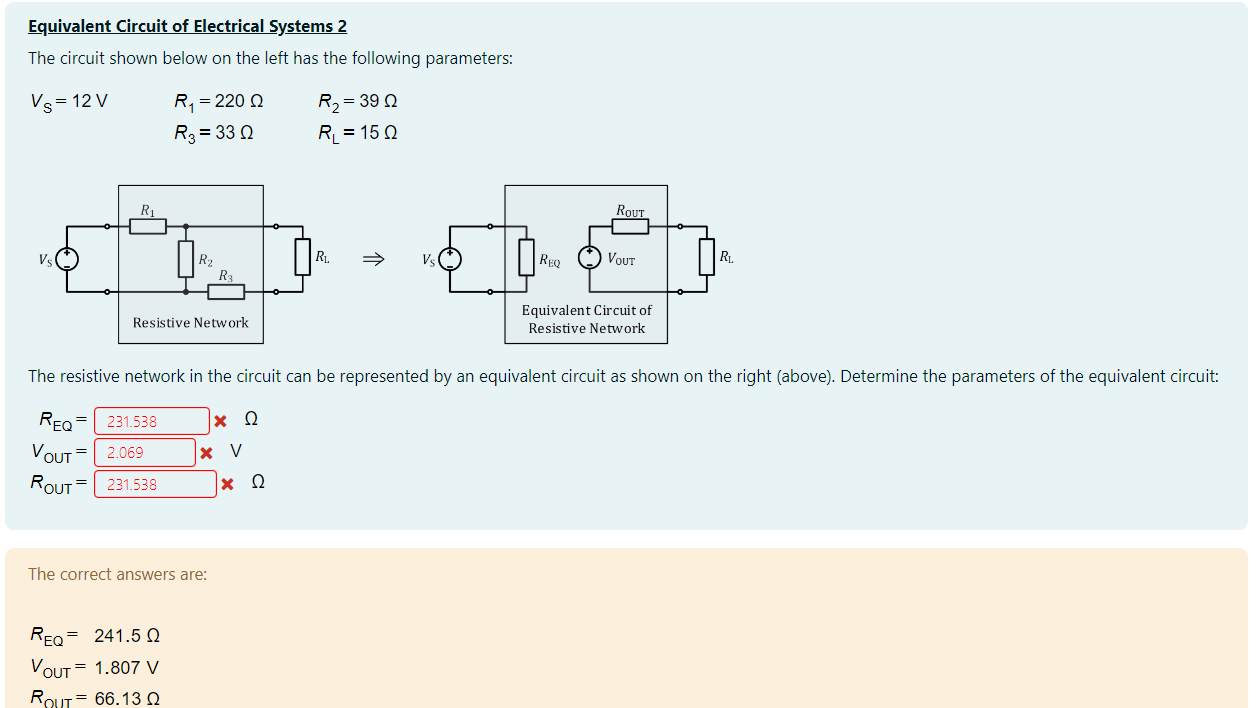 Solved Equivalent Circuit of Electrical Systems 2The circuit | Chegg.com