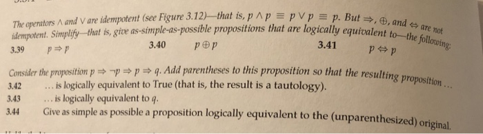 Solved The operators r and v are idempotent (see Figure | Chegg.com