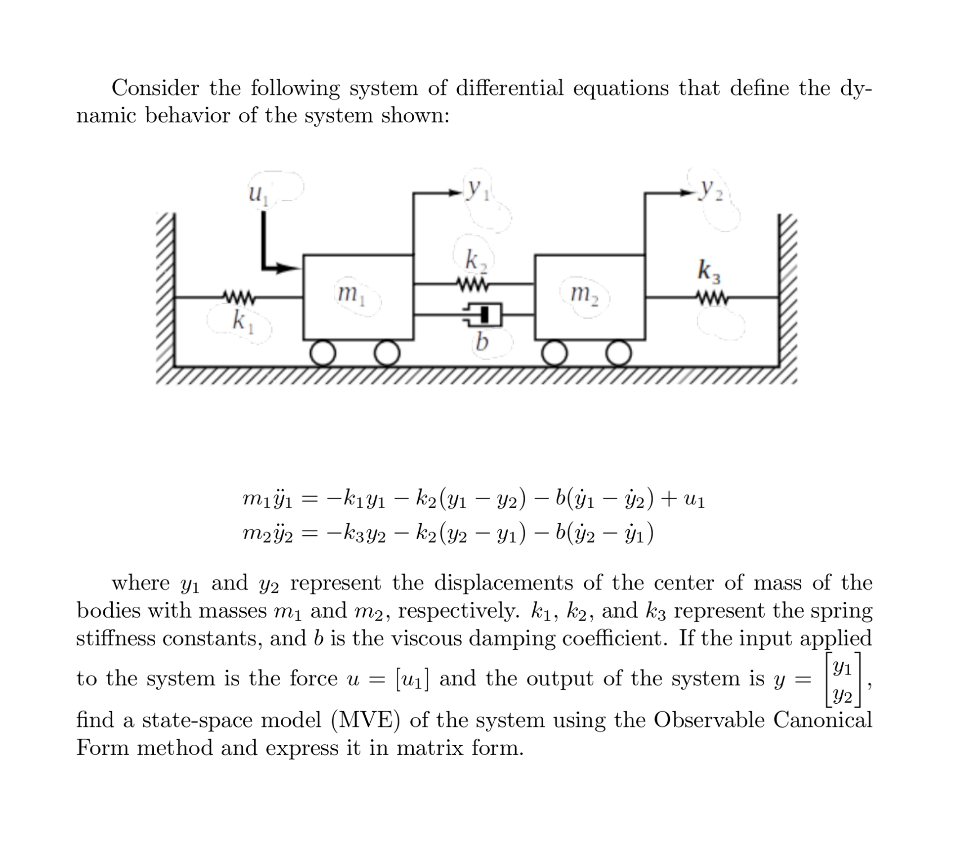 Solved Consider the following system of differential | Chegg.com
