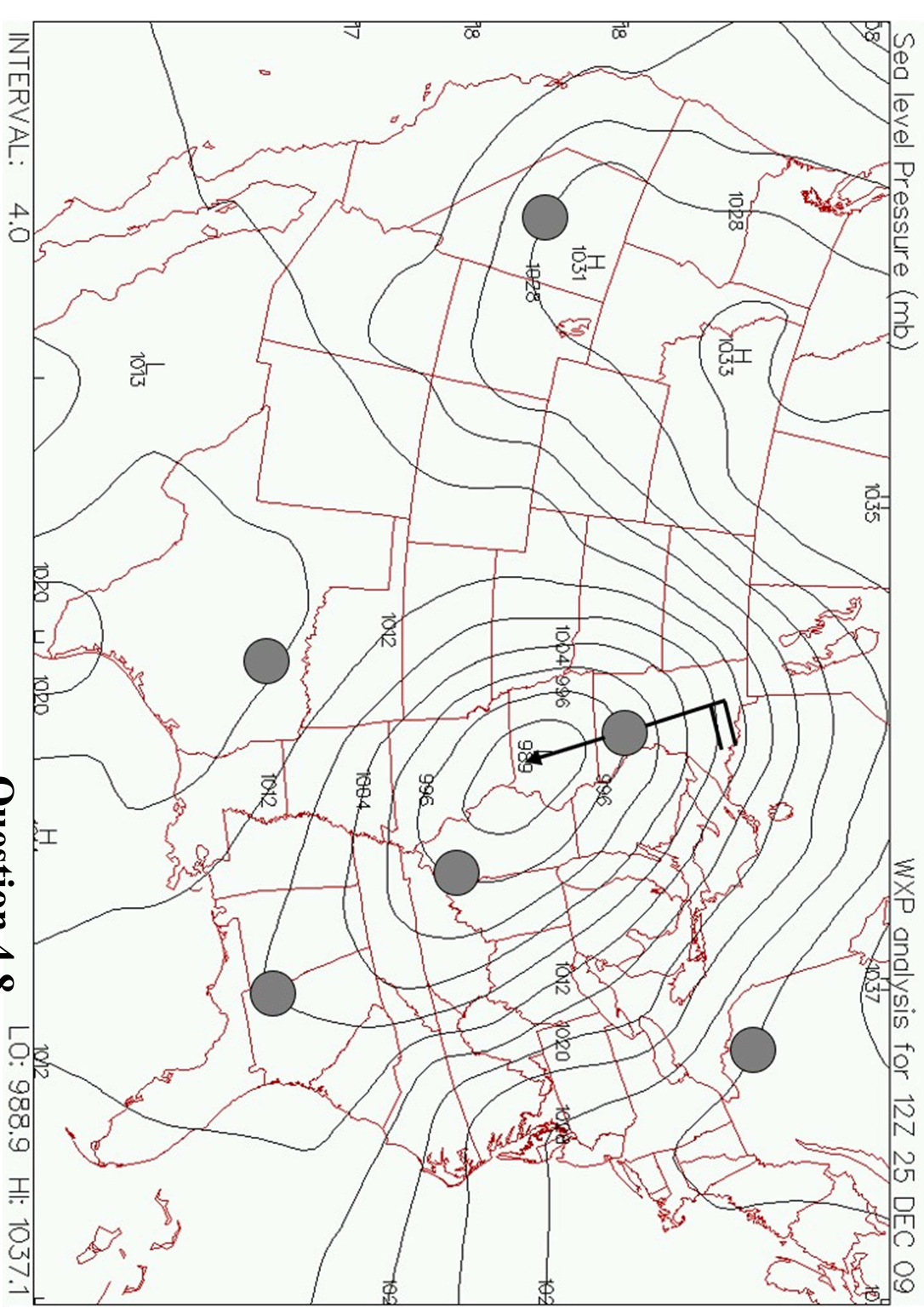 Solved Use the provided map, and at the places indicated on | Chegg.com