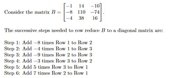 Solved (a) Determine The Lower Triangular Matrix That Can Be 