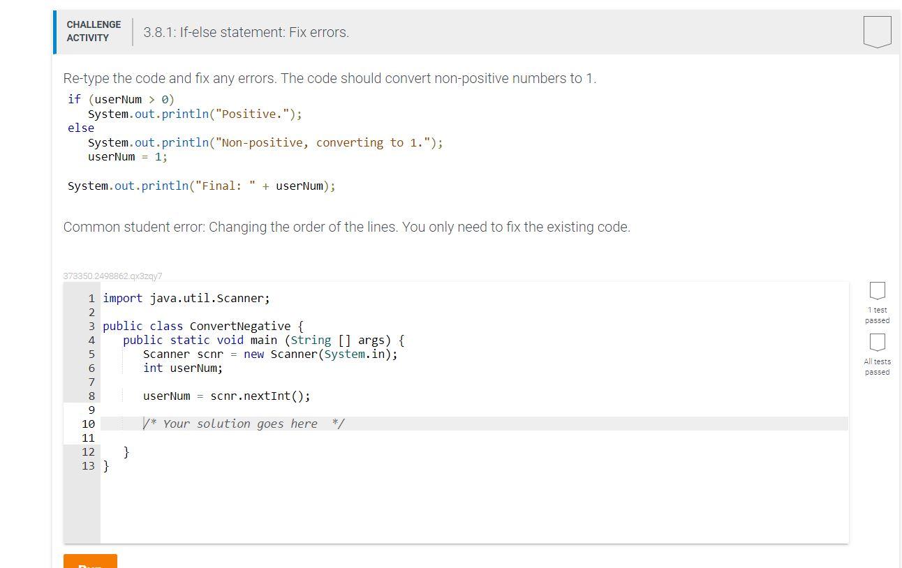 Solved CHALLENGE ACTIVITY 3.4.5: Multi-branch if-else | Chegg.com