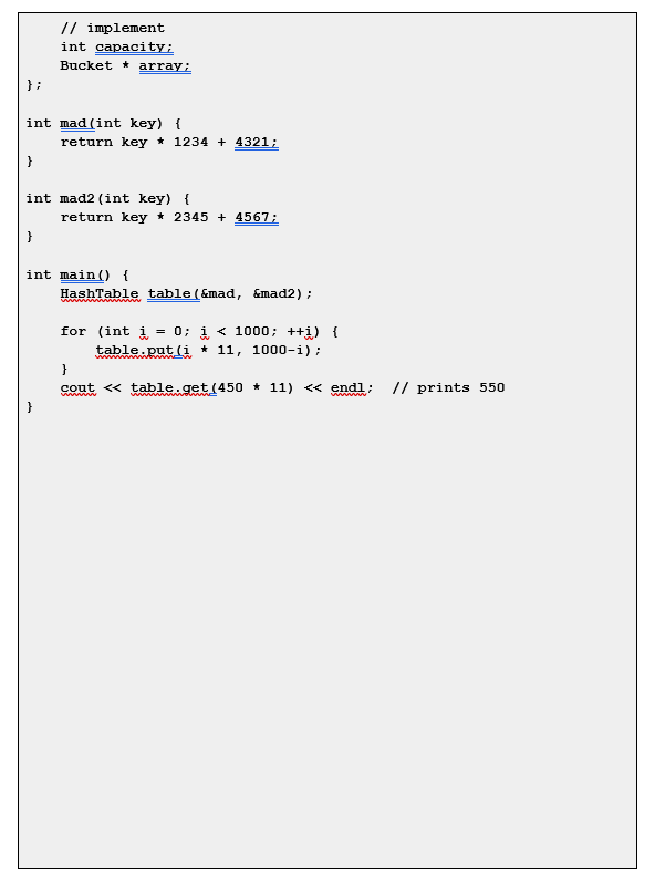 Double hashing is a method of collision handling | Chegg.com