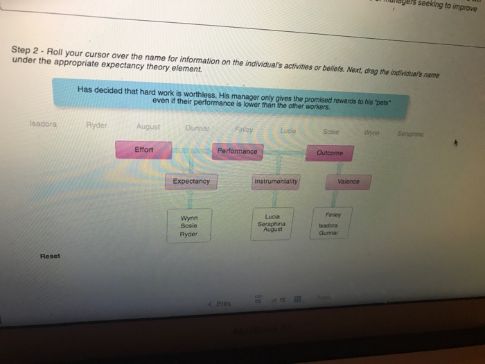eseking to improve Step 2 - Roll your cursor over the | Chegg.com