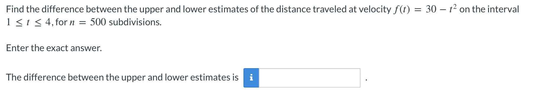 Solved Find The Difference Between The Upper And Lower 